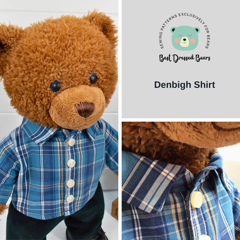 Teddy Bear Clothes Sewing Pattern - 5 Pattern Bundle - Save 15% – Best ...