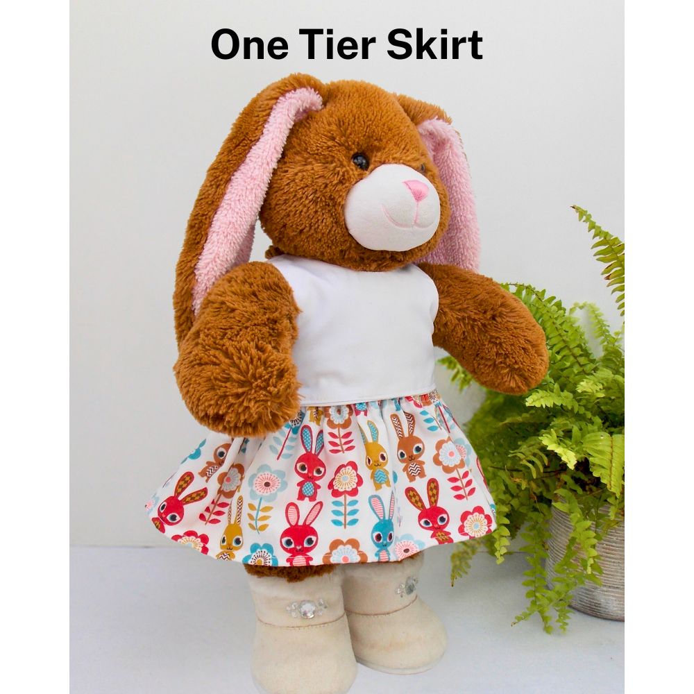 Teddy Bear Skirt Sewing Pattern (Teddy Bear Clothes Sewing Patterns ...