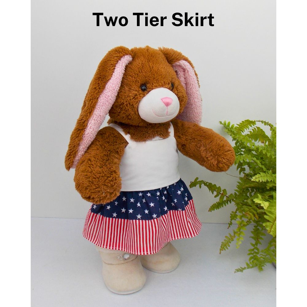 Teddy Bear Skirt Sewing Pattern (Teddy Bear Clothes Sewing Patterns ...
