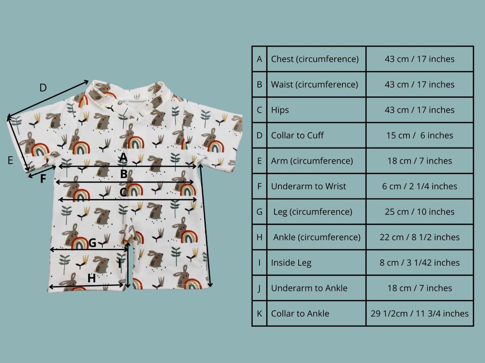 Teddy Bear Sleepsuit Sewing Pattern. – Best Dressed Bears