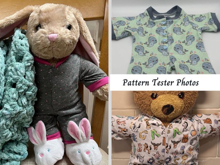 Teddy Bear Sleepsuit Sewing Pattern. – Best Dressed Bears