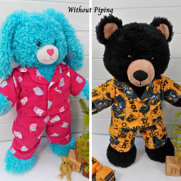 Teddy Bear Pyjamas Sewing Pattern (Teddy Bear Clothes Sewing Patterns ...
