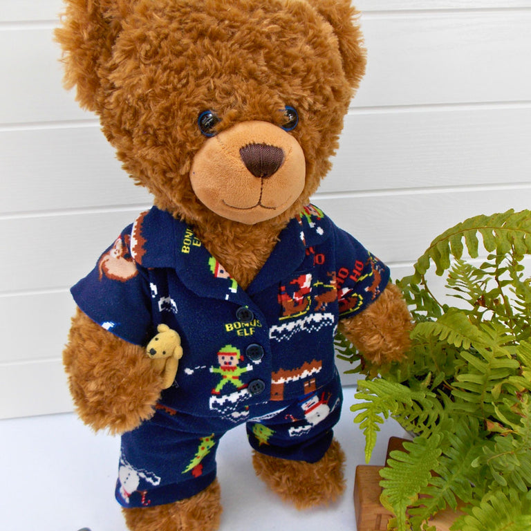 Teddy Bear Pyjamas Sewing Pattern (Teddy Bear Clothes Sewing Patterns ...