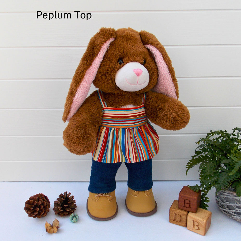 Teddy Bear Top Sewing Pattern (Teddy Bear Clothes Sewing Patterns ...