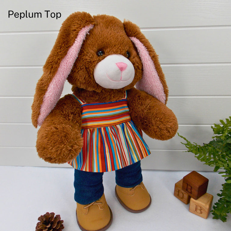 Teddy Bear Top Sewing Pattern (Teddy Bear Clothes Sewing Patterns ...
