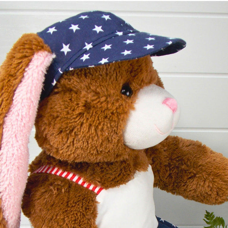 Teddy Bear Clothes Sewing Patterns - Teddy Bear Baseball Cap Pattern ...