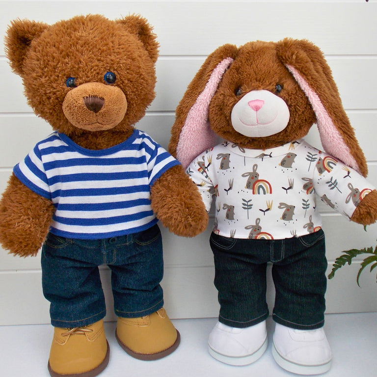Teddy Bear Jeans / Pants Sewing Pattern – Best Dressed Bears