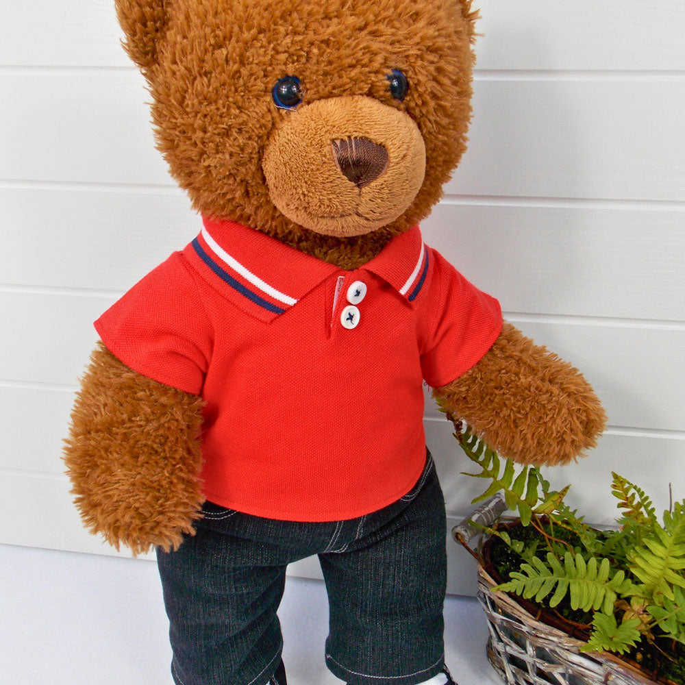 Teddy Bear Polo Shirt Sewing Pattern – Best Dressed Bears