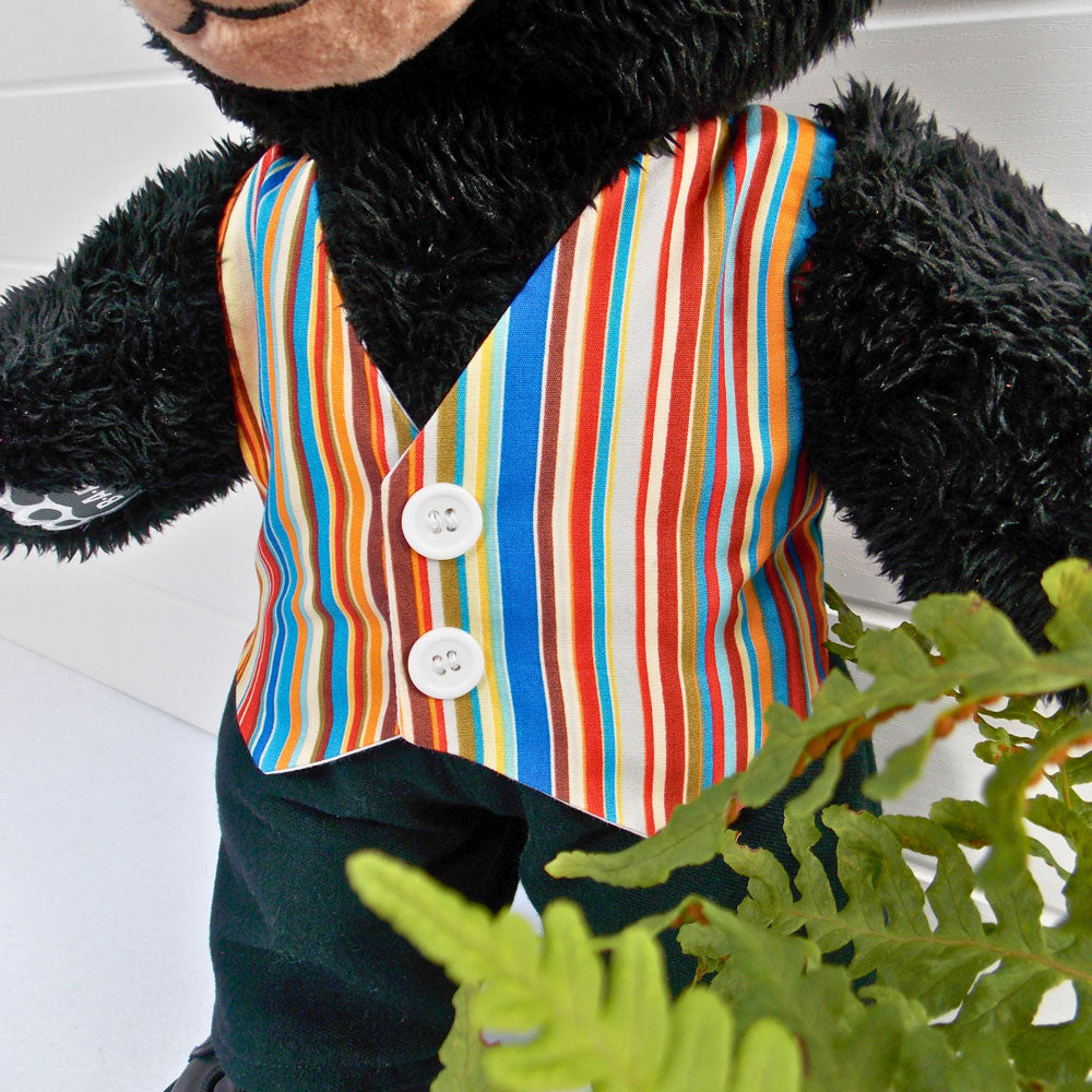 Teddy Bear Waistcoat Sewing Pattern (Teddy Bear Clothes Sewing Patterns ...