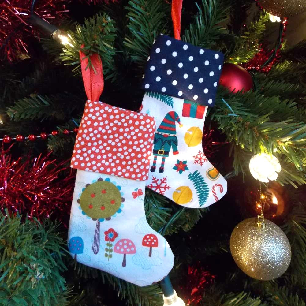 Mini Christmas Stocking - Free Sewing Pattern (PDF Digital Download ...
