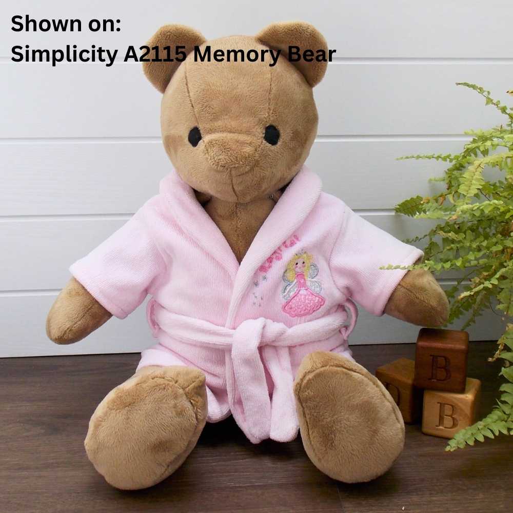 Teddy Bear Dressing Gown Sewing Pattern (Teddy Bear Clothes Sewing ...