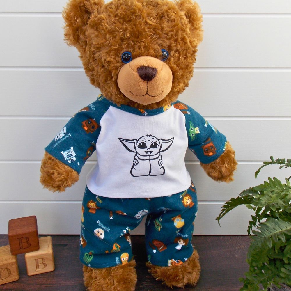 2 Pattern Bundle: Teddy Bear T-Shirt & Teddy Bear Pants Sewing Patterns ...